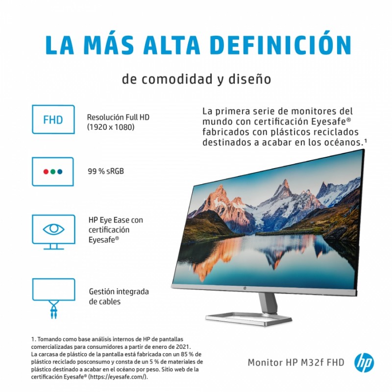 Monitor HP M32f - 32" FHD