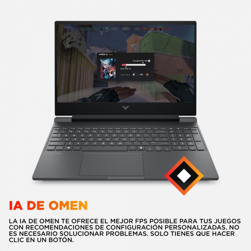 Portátil HP Victus Gaming 15-fa2702ns - Intel i5-13420H - 16GB RAM