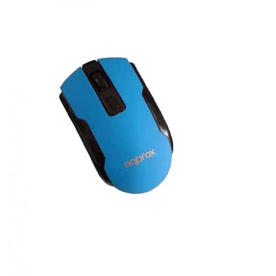 Ratón inalámbrico Approx Wireless Optical Mouse Light Blue